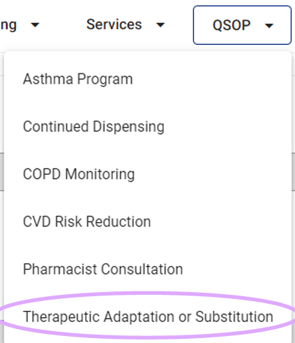 Therapeutic Adaptation or Substitution - Queensland Community Pharmacy ...