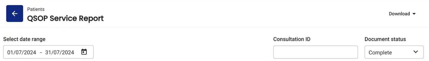 QSOP Service Report – MedAdvisor