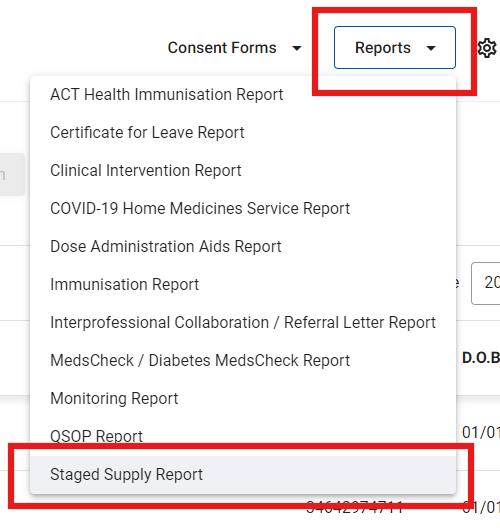 Staged Supply - How to complete a Staged Supply service – MedAdvisor