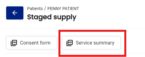 Staged Supply - How to complete a Staged Supply service – MedAdvisor