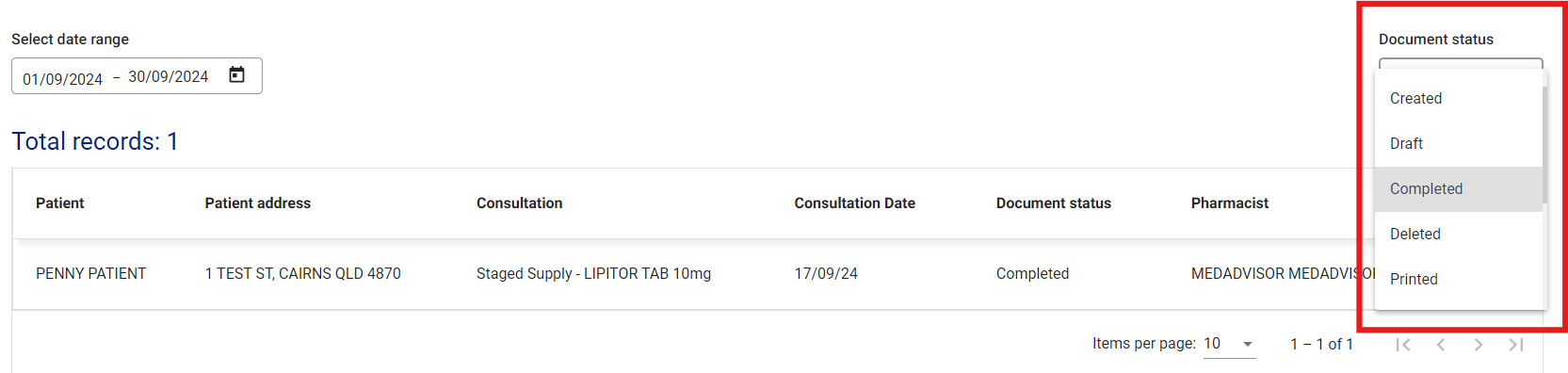 Staged Supply - How to complete a Staged Supply service – MedAdvisor